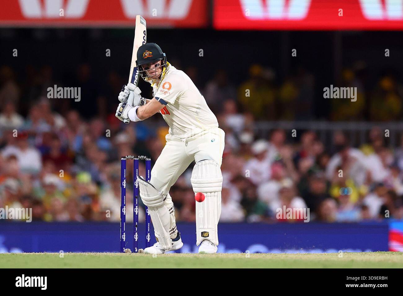 Steve Smith of Australia bats during the NRMA Insurance Ashes Second ...