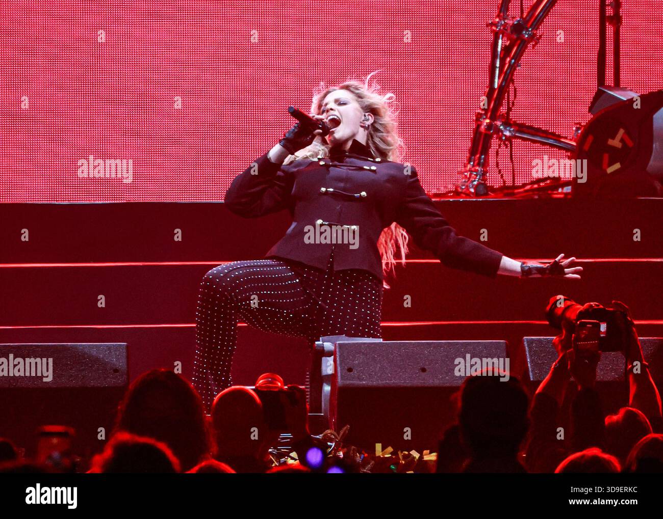 Renee Rapp performs during iHeartRadio 106.1 KISS FM's Jingle Ball 2025 ...