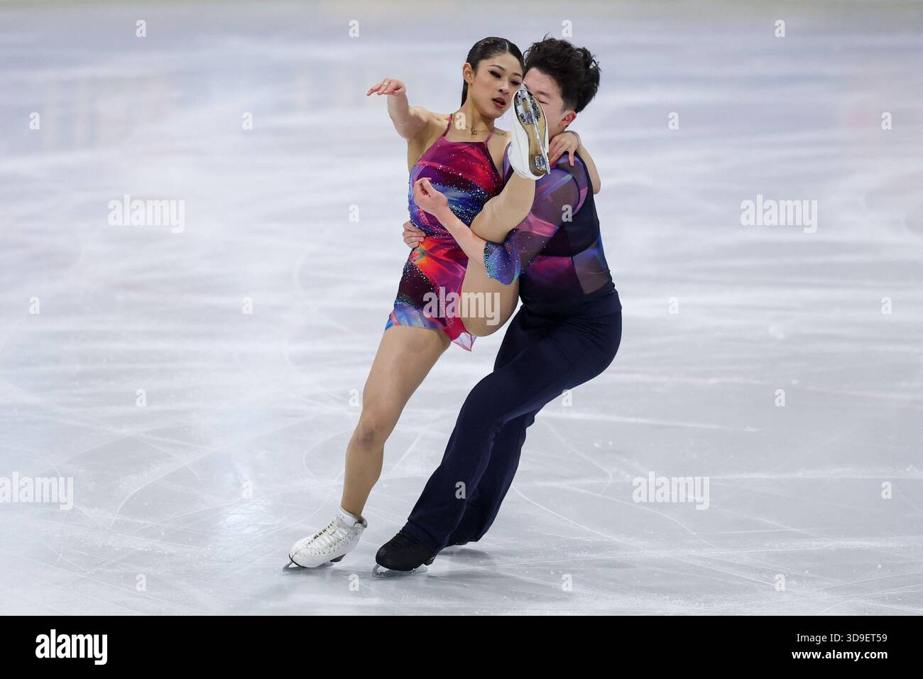 Zixi Xiao and Linghao He of China competes in the Ice Dance - Rhythm ...