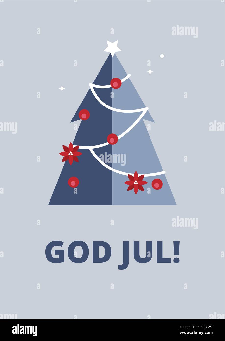 Christmas decoration minimalist colors Stock Vector Images - Alamy