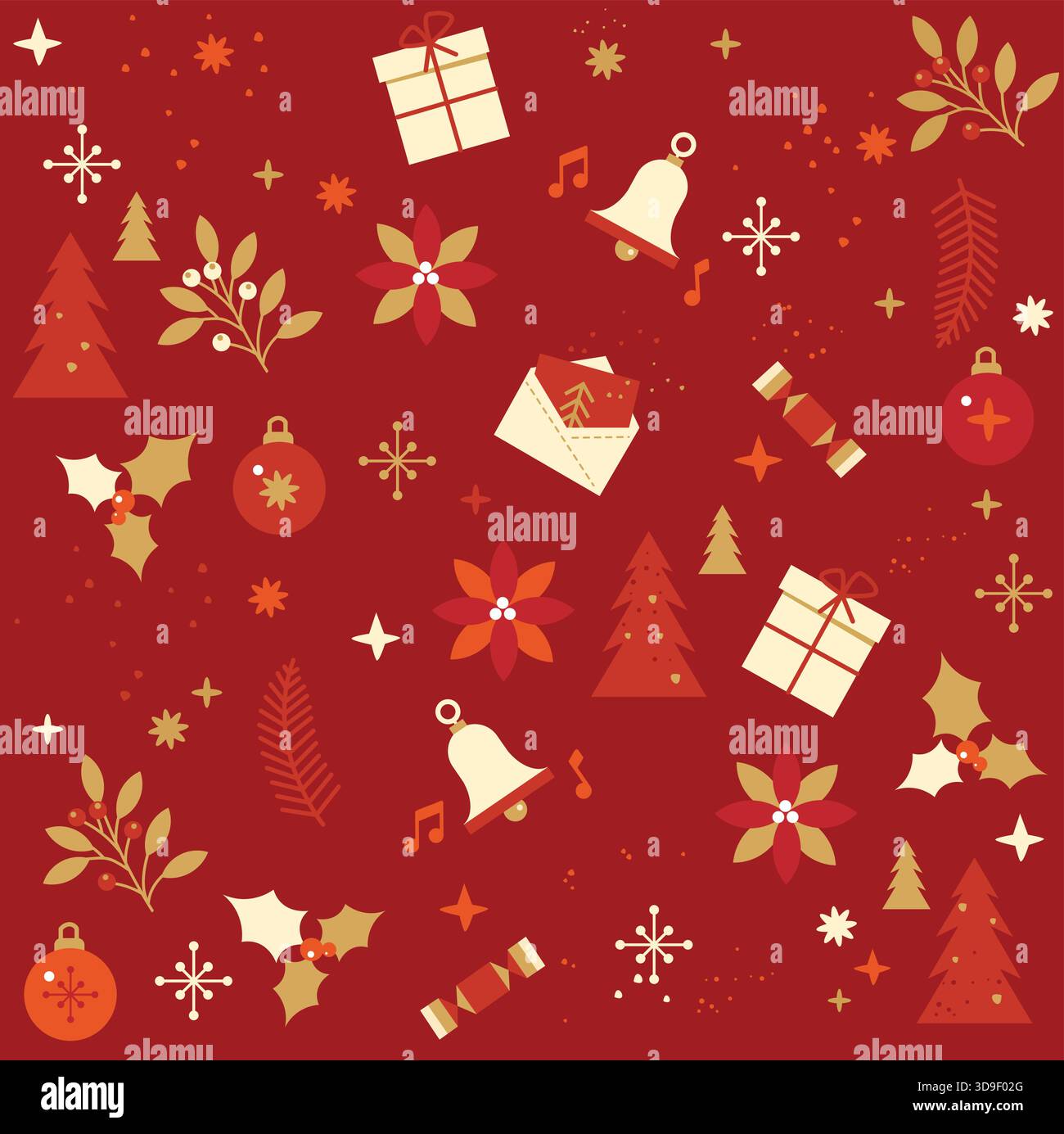 Decorated christmas tree baubles Stock Vector Images - Alamy