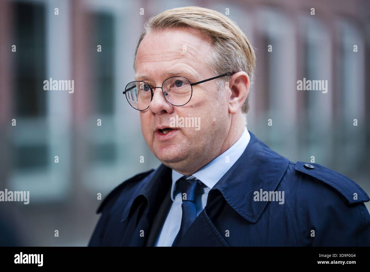 THE HAGUE - Caretaker Minister Robert Tieman (Infrastructure and Water ...