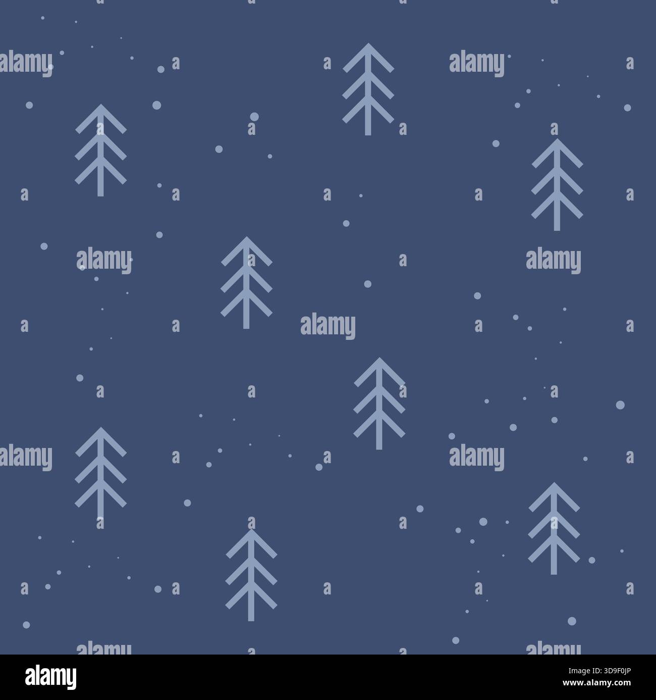 Christmas holiday background snowfall trees Stock Vector Images - Alamy