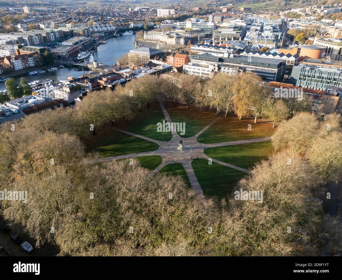 Queen Square. Bristol Stock Photo - Alamy