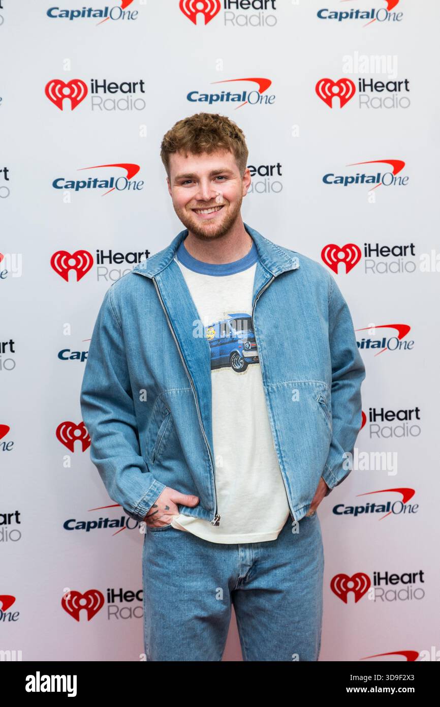 Alex Warren attends iHeartRadio 106.1 KISS FM's Jingle Ball 2025 ...