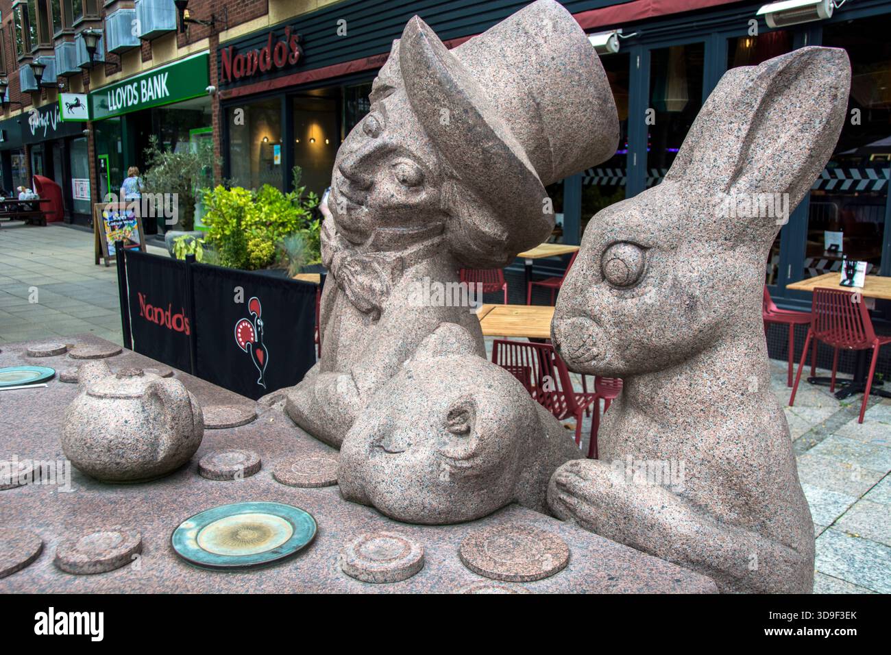 Alice in Wonderland Stone Statue Sculpture in Golden Square , by Edwin ...