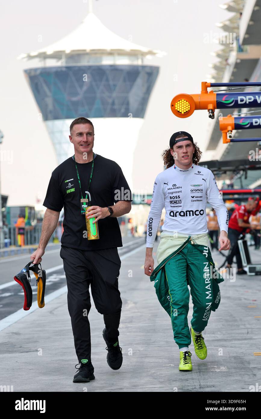 Cian Shields (GBR) Aston Martin F1 Team Test Driver (Right). 05.12.2025 ...