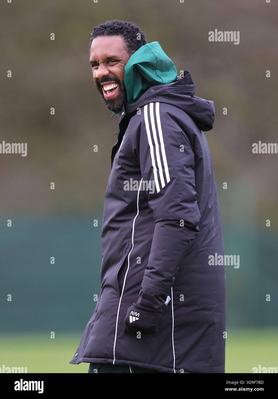 Celtic new manager Wilfried Nancy during a training session at Celtic ...