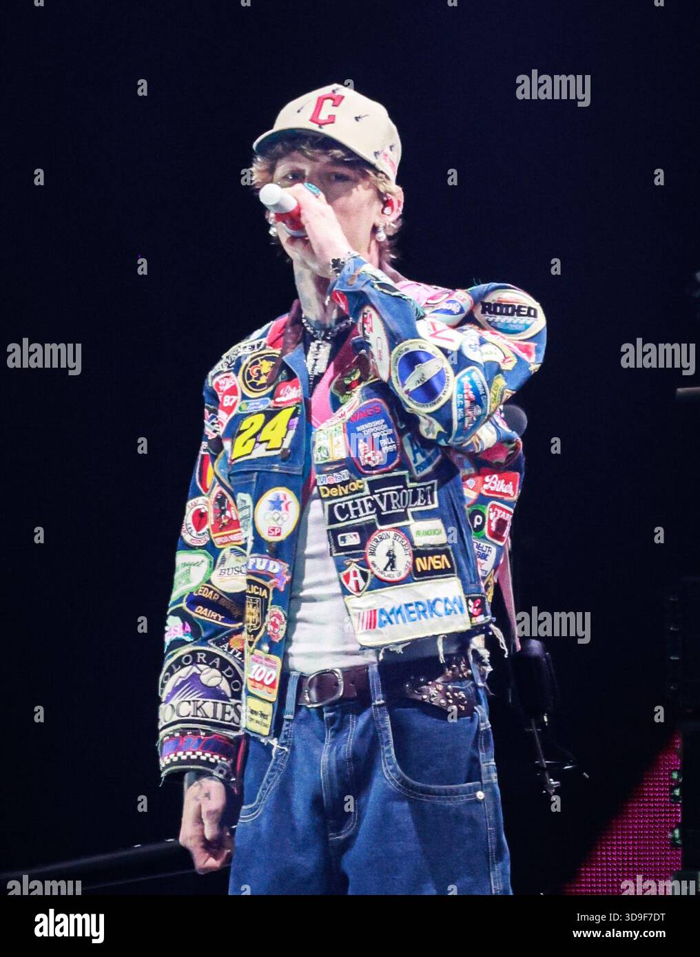 Colson Baker, known as MGK performs during iHeartRadio 106.1 KISS FM's ...