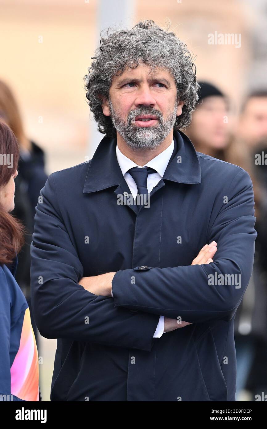 Damiano Tommasi mayor of Verona during the inauguration ceremony of the ...