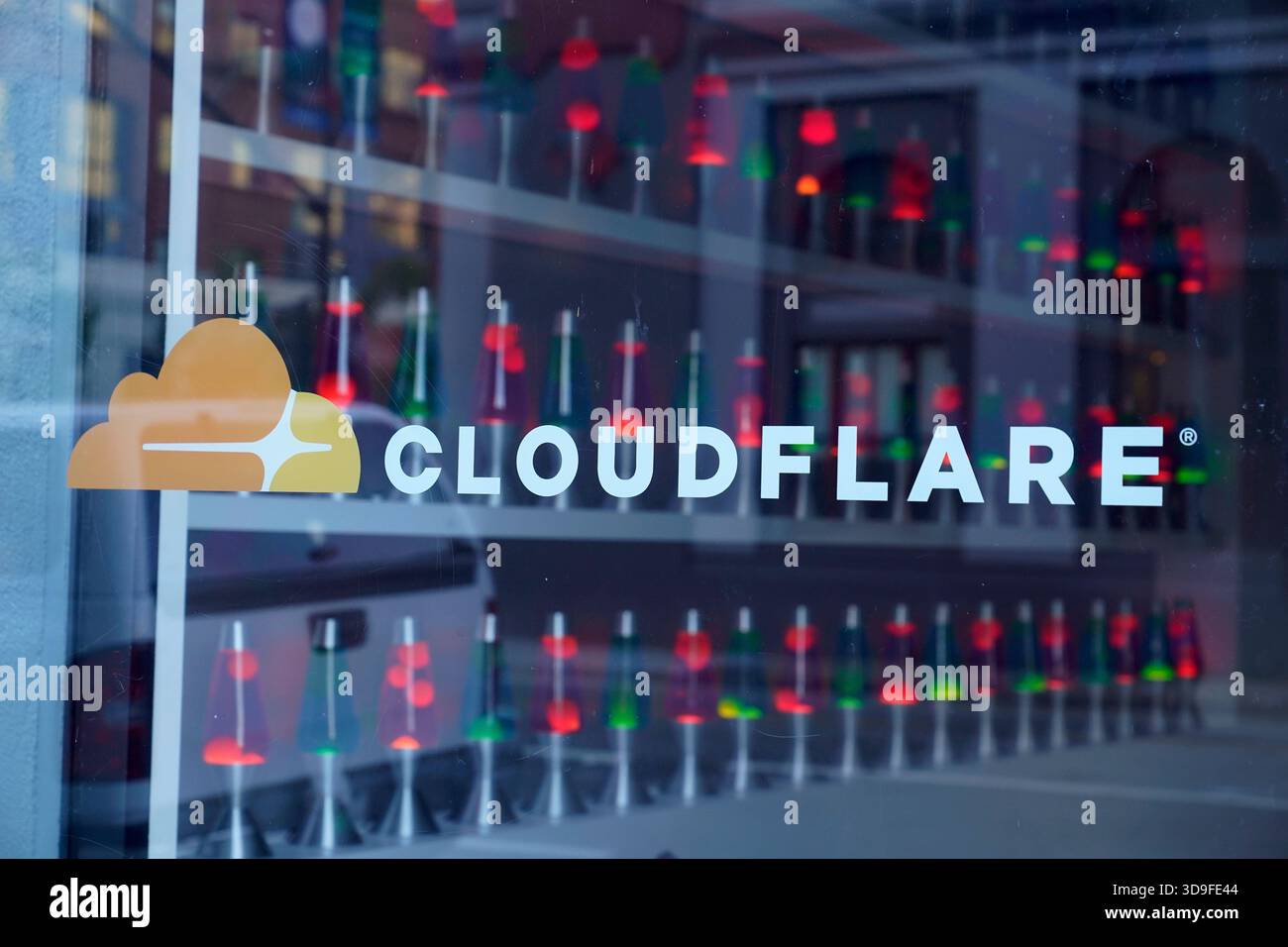 FILE - Lava lamps are seen through a lobby window at the headquarters ...