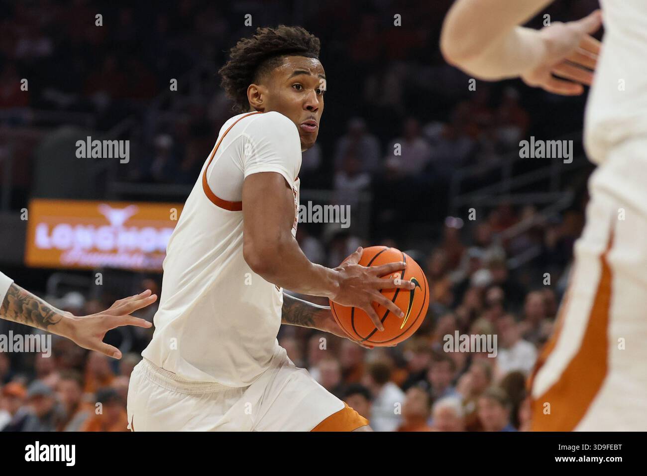 AUSTIN, TX - DECEMBER 03: Forward Dailyn Swain #3 of the Texas ...