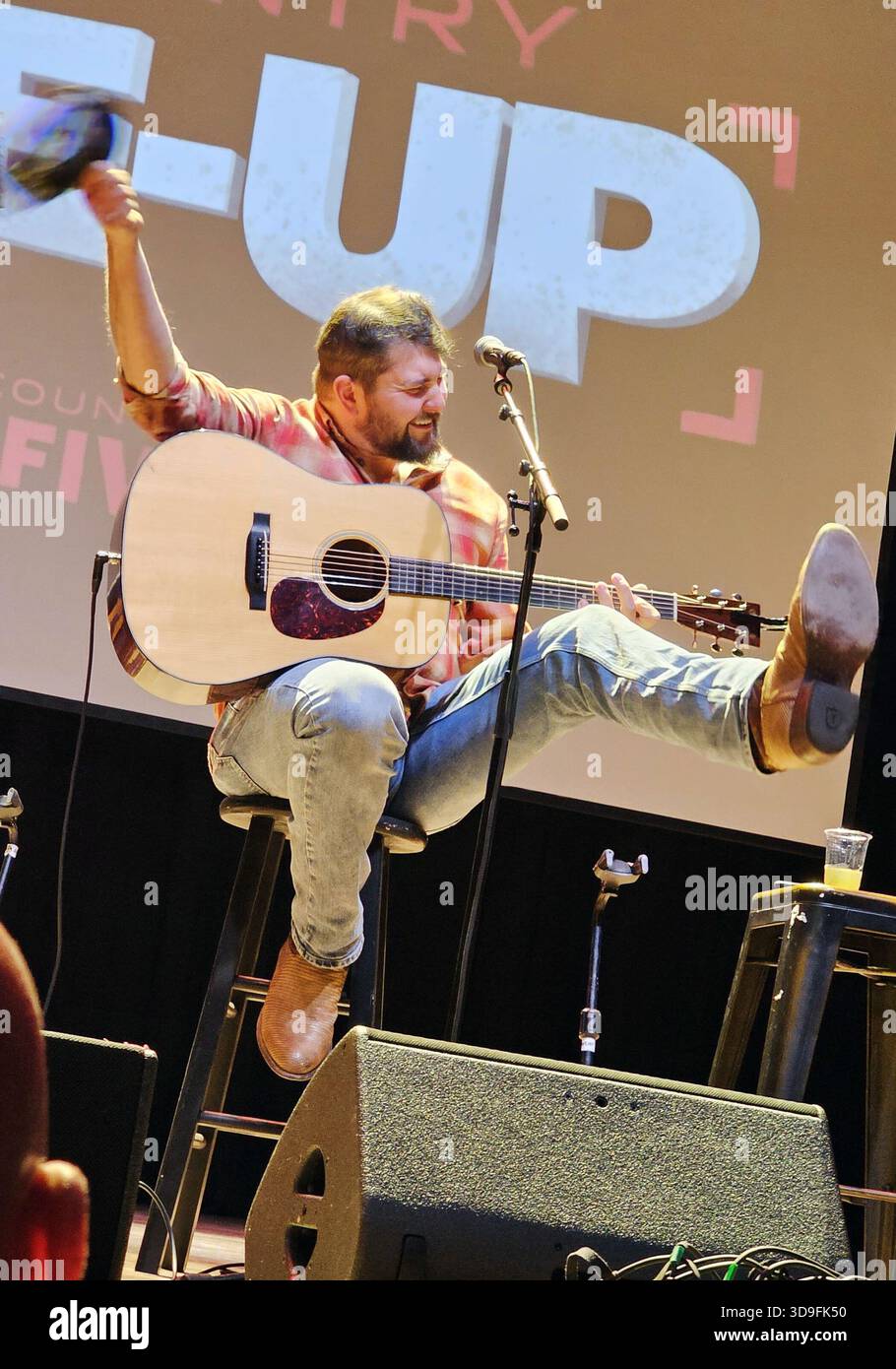 Joe Lasher on stage for New Country 101-FIVE Close Up Concert, The ...