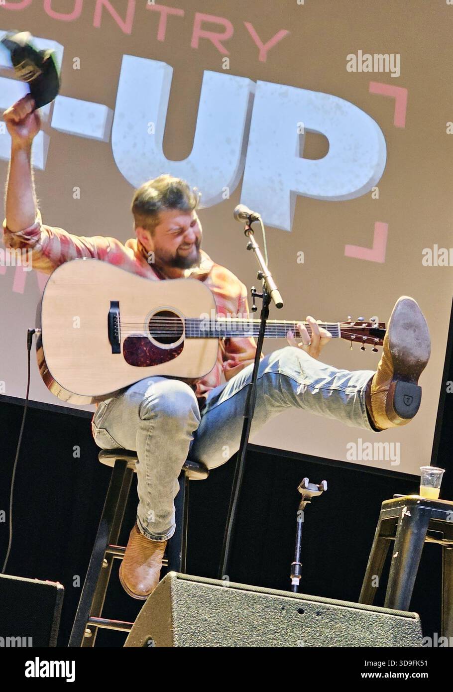 Joe Lasher on stage for New Country 101-FIVE Close Up Concert, The ...