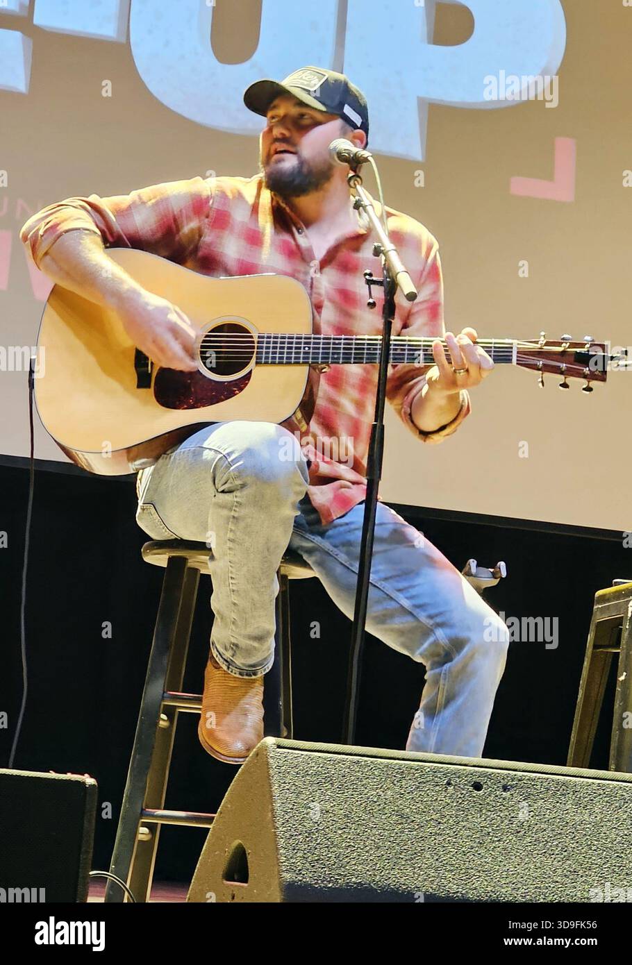 Joe Lasher on stage for New Country 101-FIVE Close Up Concert, The ...
