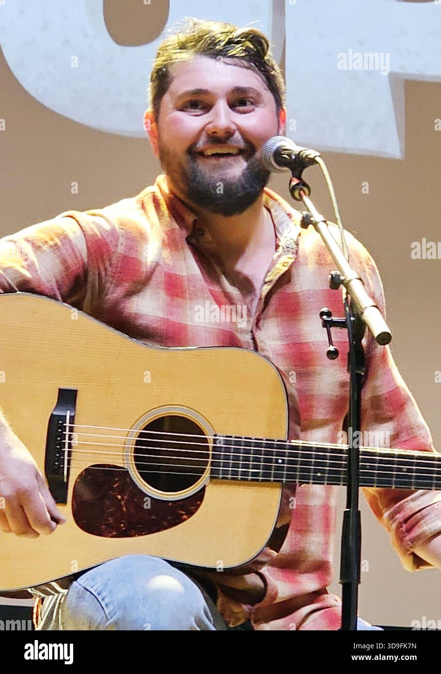 Joe Lasher on stage for New Country 101-FIVE Close Up Concert, The Eastern, Atlanta, GA ...