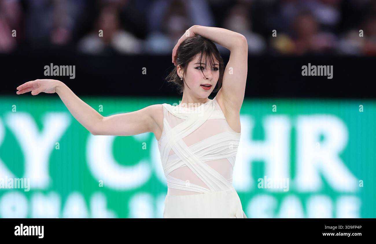 Alysa LIU of the United States performs in the women's short program of ...