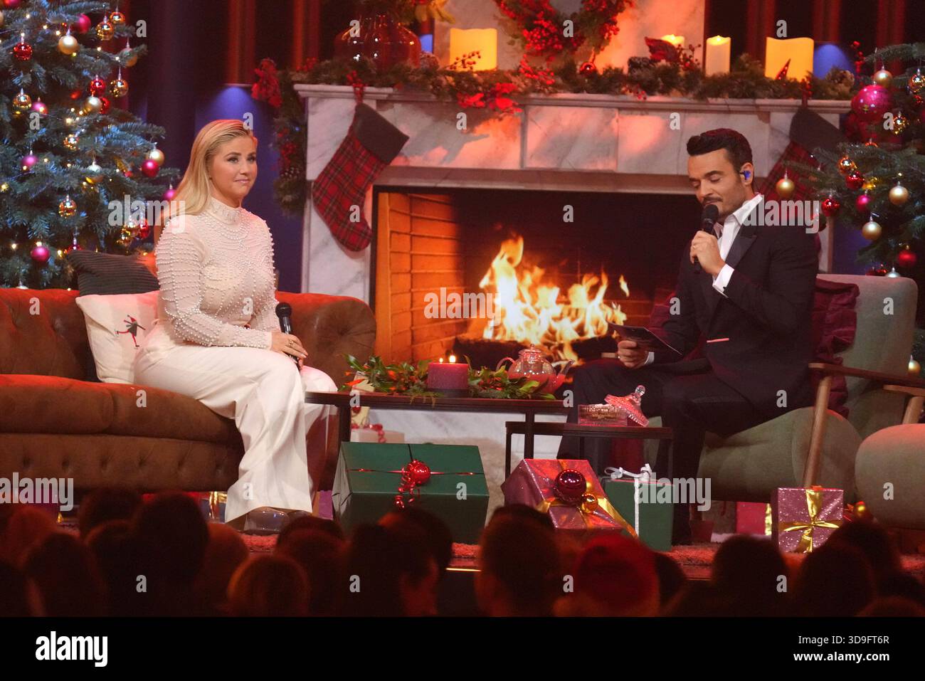 Beatrice Egli and Giovanni Zarrella attend - Die grosse Weihnachtsshow ...