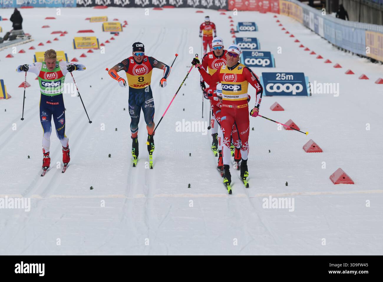 Trondheim 20251205. Emma Ribom wins sprint classic during the world cup ...