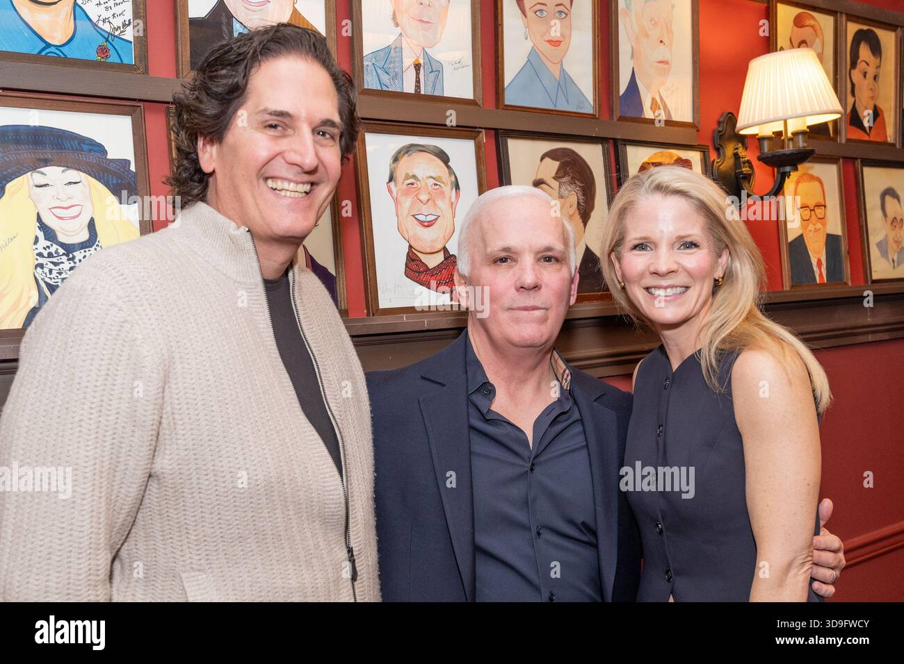 Nick Scandalios, Scott Ellis and Kelli O'Hara attend unveiling of ...