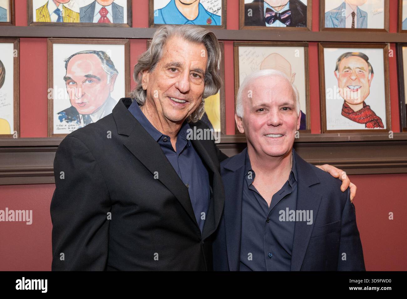 David Rockwell and Scott Ellis attend unveiling of portrait of theater ...