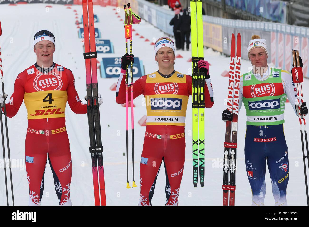 Trondheim 20251205. Emma Ribom wins sprint classic during the world cup ...