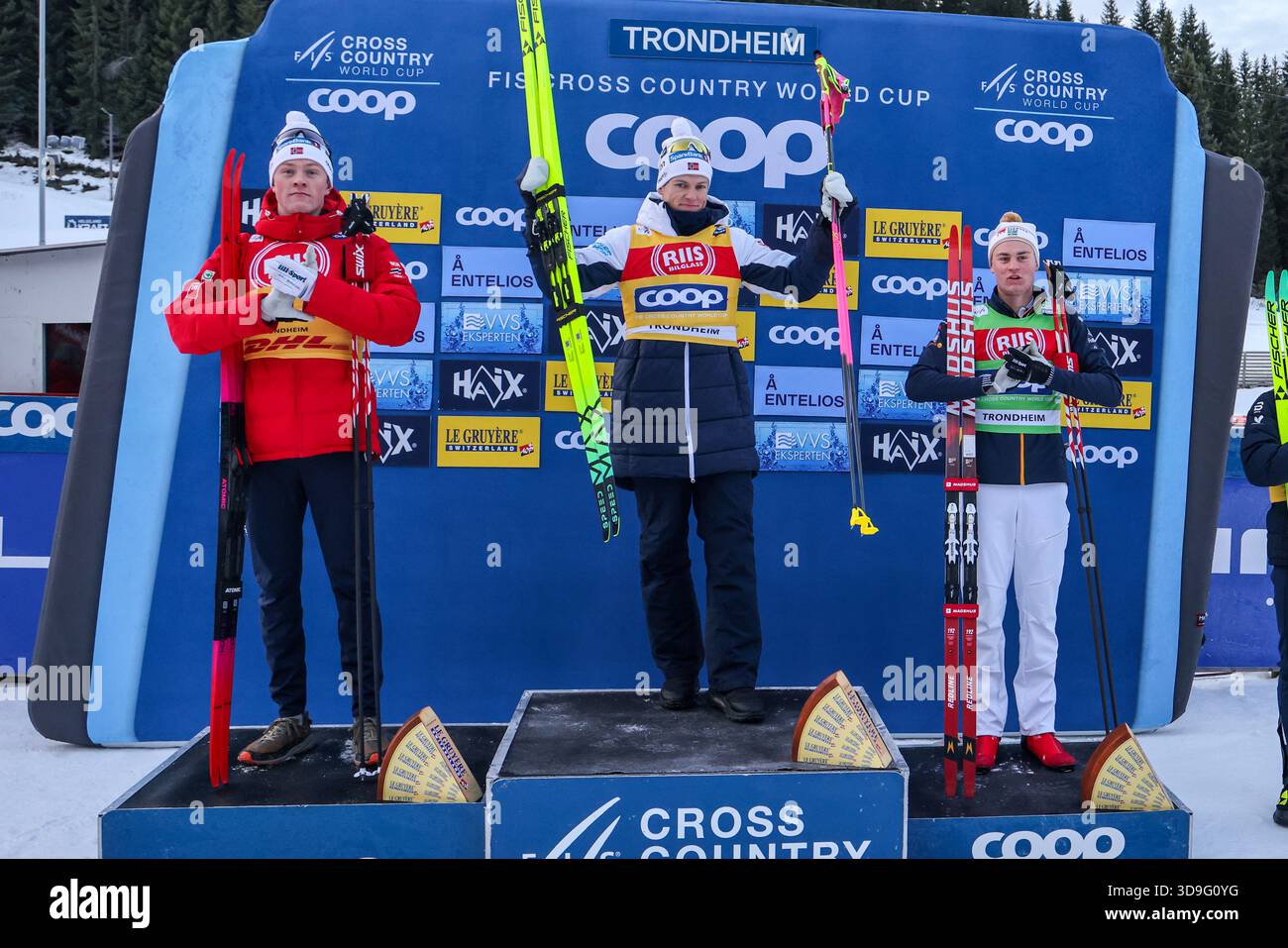 Trondheim 20251205. Emma Ribom wins sprint classic during the world cup ...
