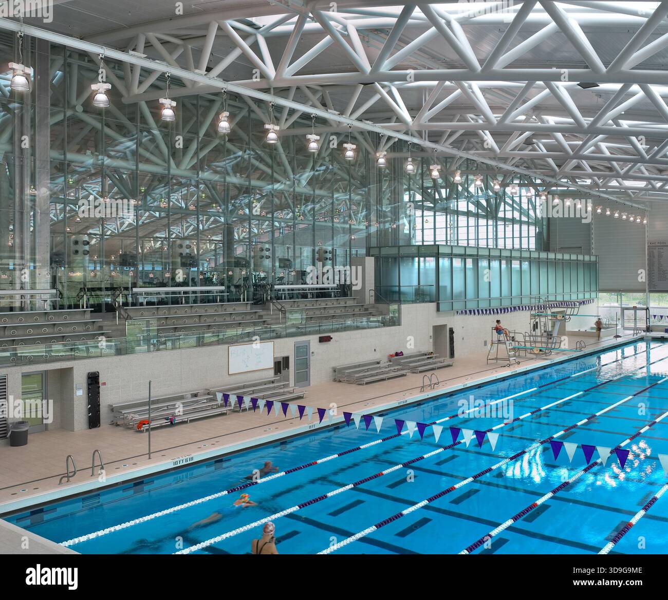 University indoor swimming pool facility, Ohio USA Stock Photo - Alamy