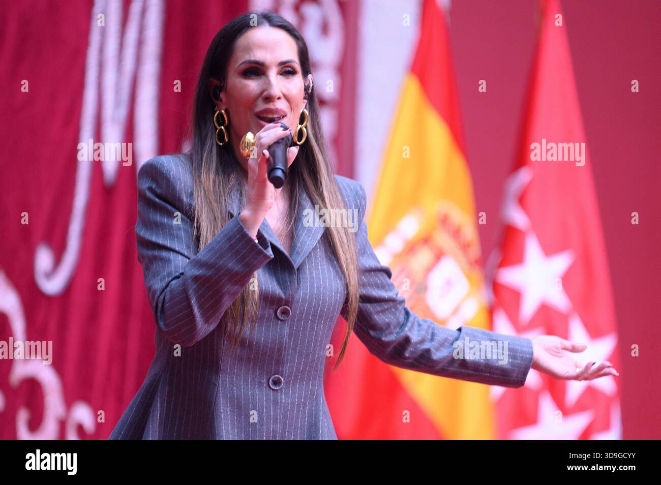 Singer María Lucía, known as Malu, performs during a ceremony to ...