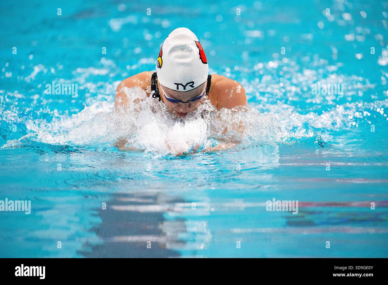 December 4, 2025: Fernanda Celidonio with CARD womenÃ s 200 LC IM Final ...