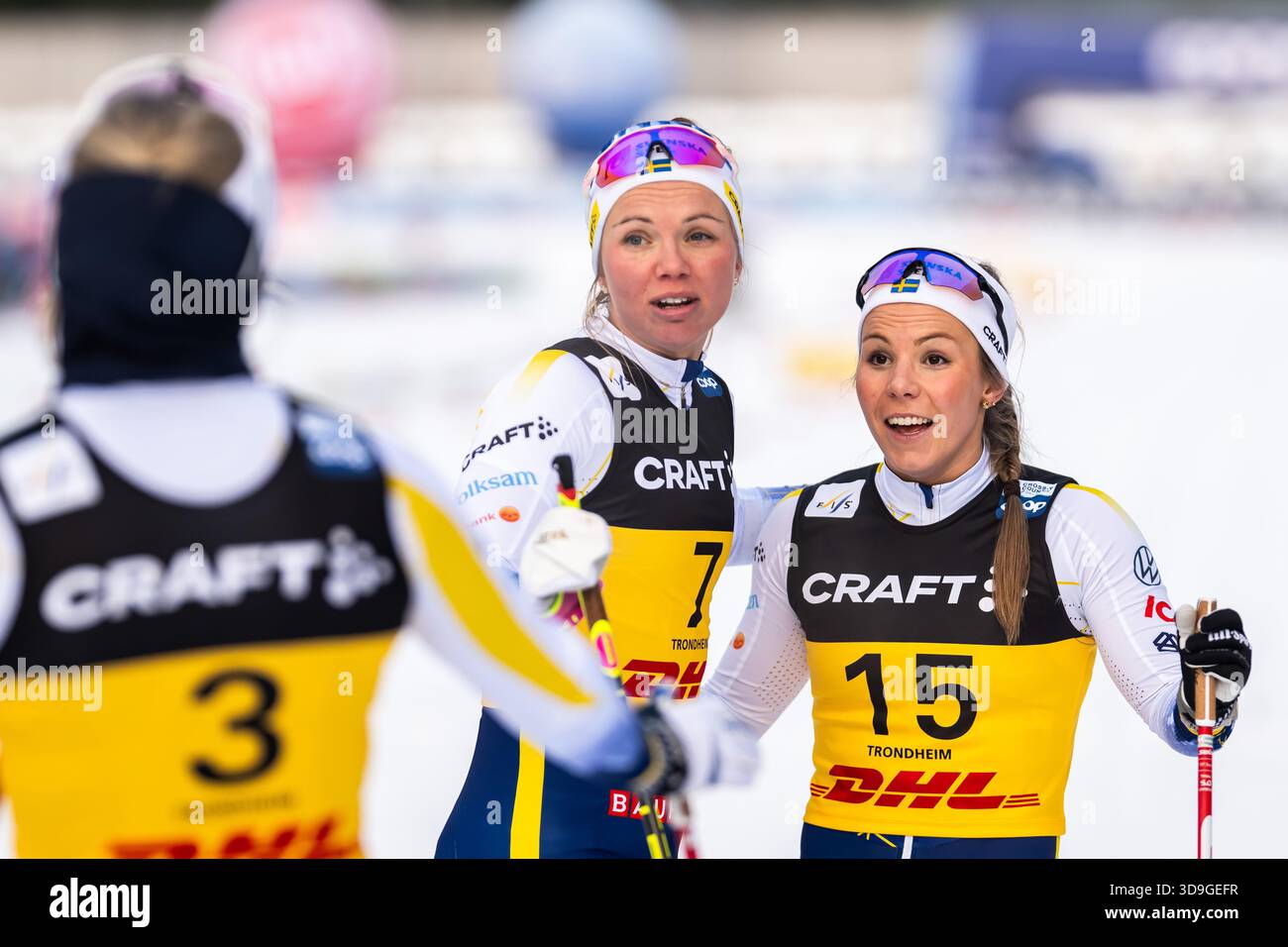 251205 Linn Svahn?of Sweden, Emma Ribom?of Sweden and Johanna Hagström ...