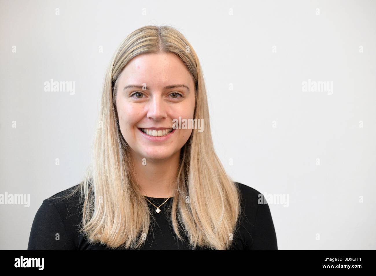 05 December 2025, Bavaria, Munich: Esa engineer Michaela Benthaus, photographed during an ...