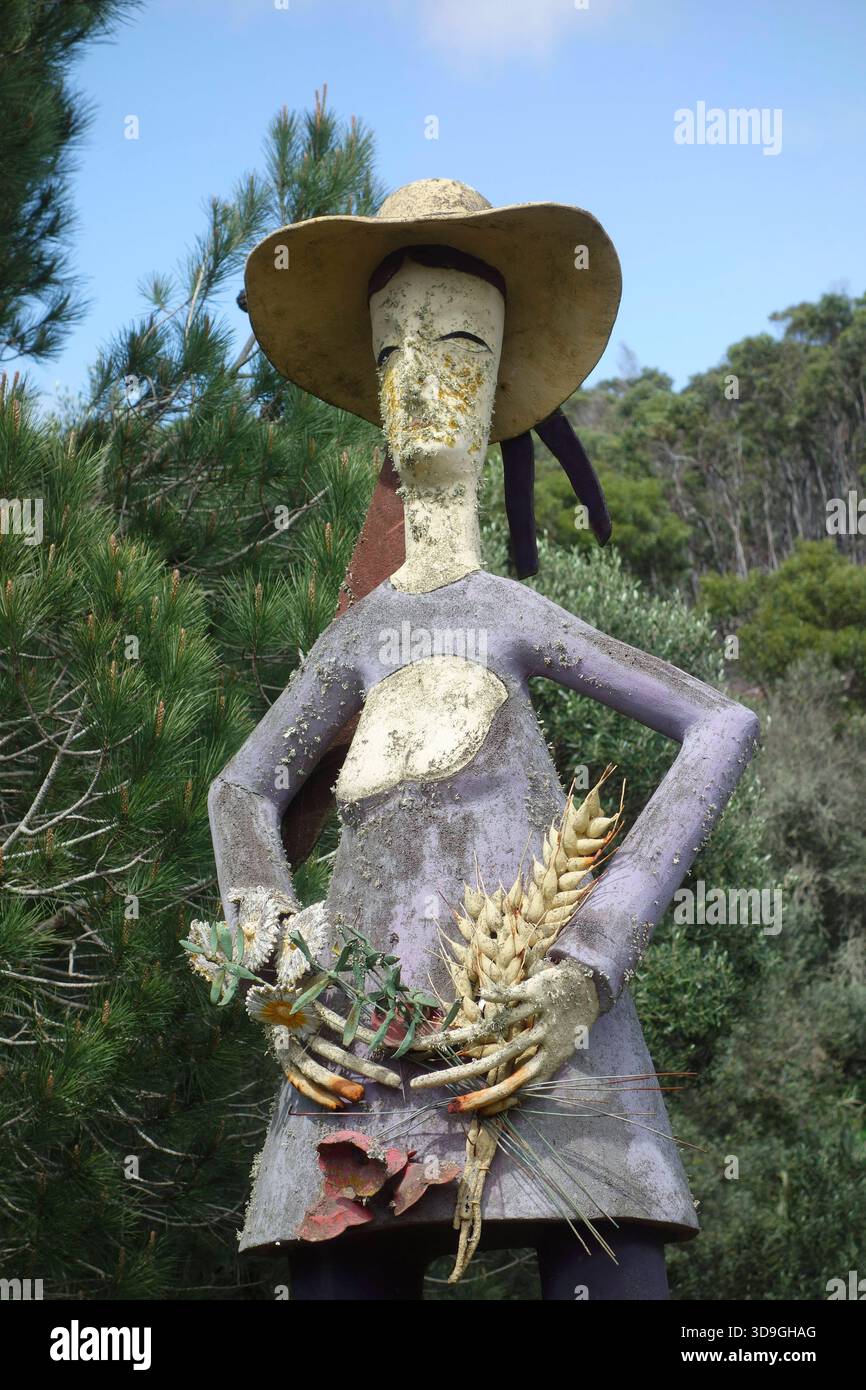 the Deodato Inacio Santos Sculptures in Barao de Sao Joao cuting art or ...