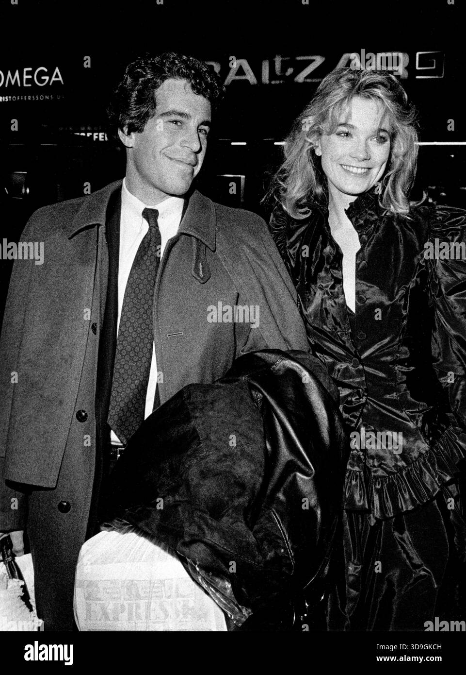 ARCHIVE 1985Former Miss Sweden, Eva Andersson with her fiancé Jeffrey ...