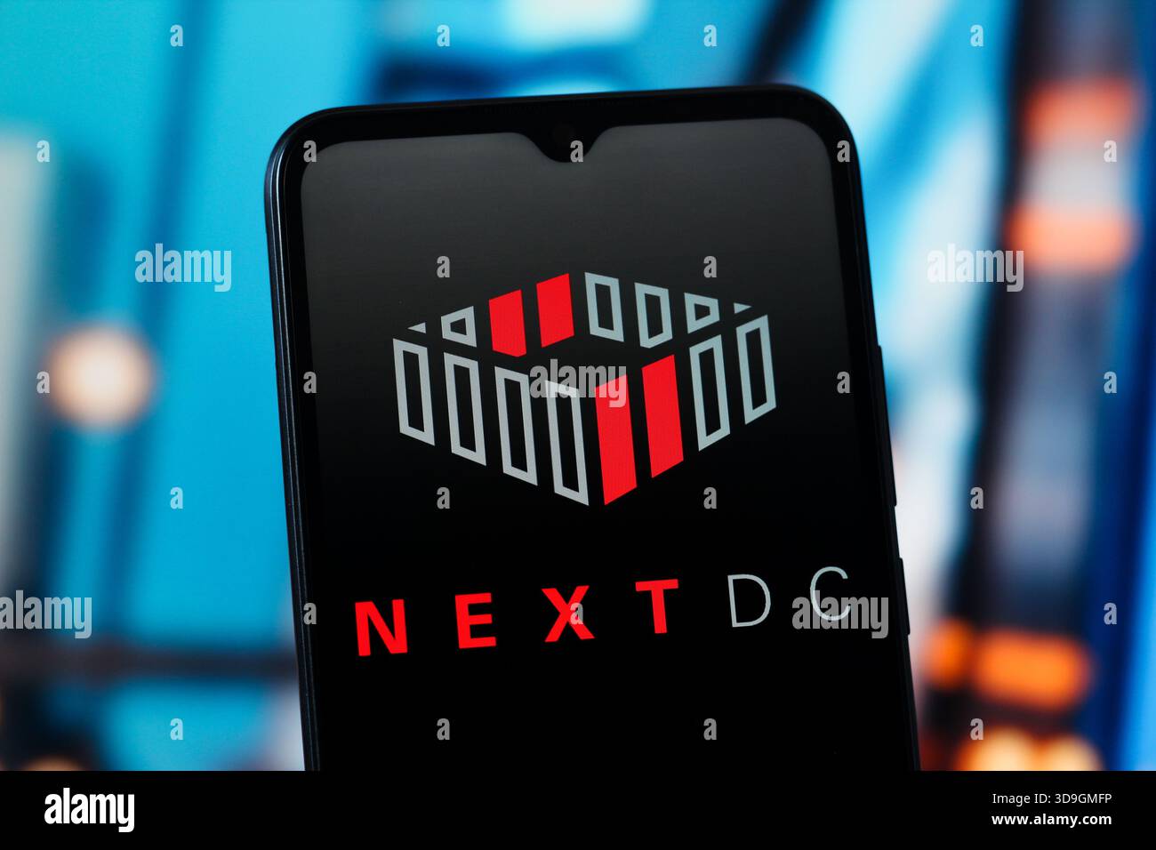 December 5, 2025, Canada: In this photo illustration, the NextDC (Next ...