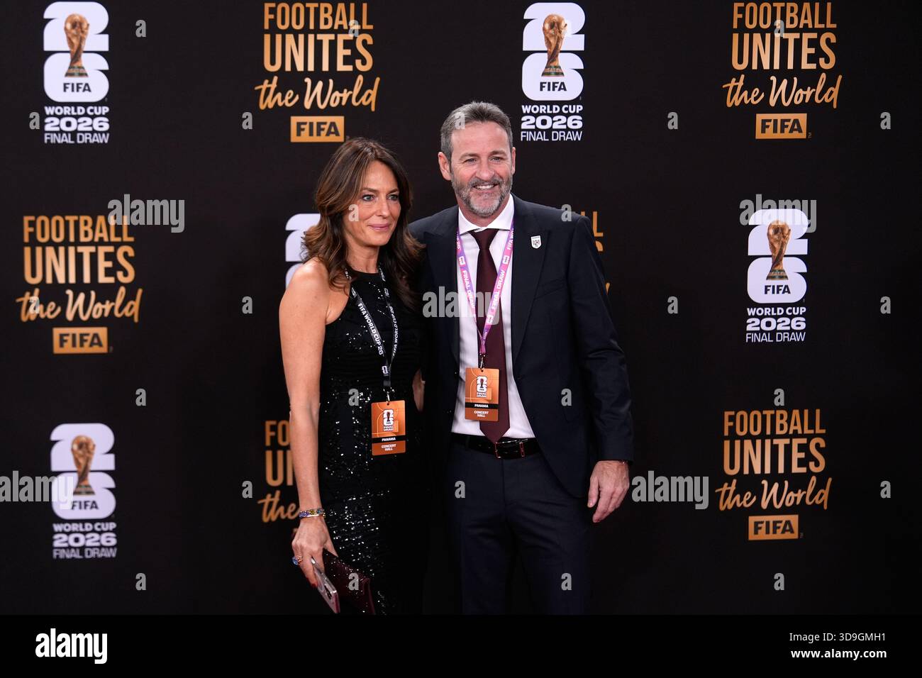 Panama's coach Thomas Christiansen arrives to attend the draw for the ...