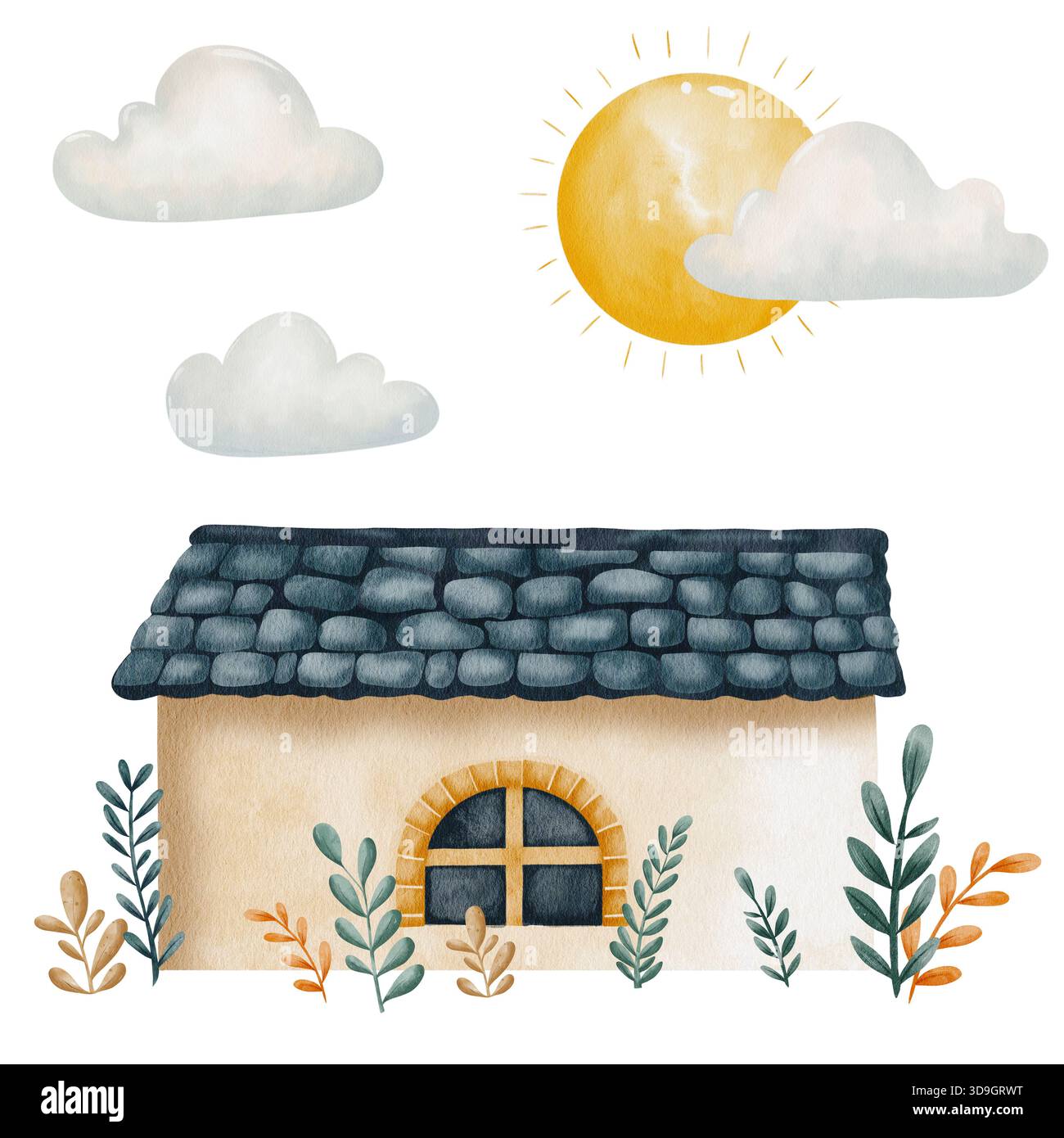 Cosy cottage Cut Out Stock Images & Pictures - Alamy