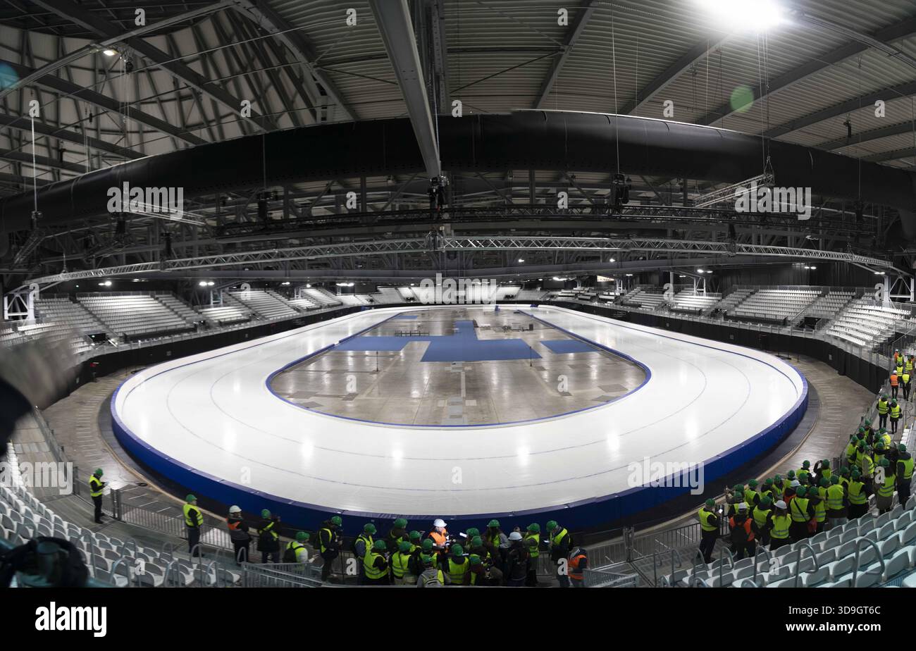 Milan, Rho Fiera, Preview visit of the 'Milano Rho Ice Skating Arena ...