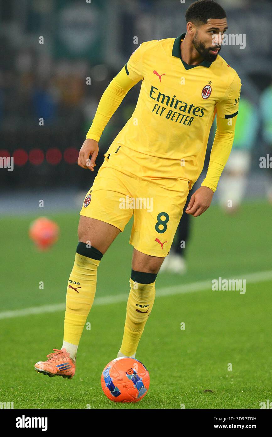 Olimpico Stadium, Rome, Italy - Ruben Loftus-Cheek of AC Milan during ...