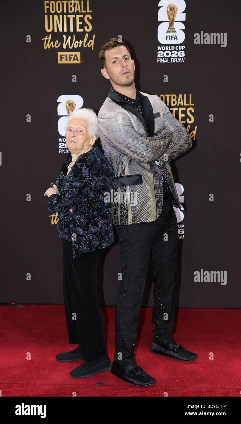 Ross Smith and Granny Smith ahead of the 2026 FIFA World Cup draw at ...