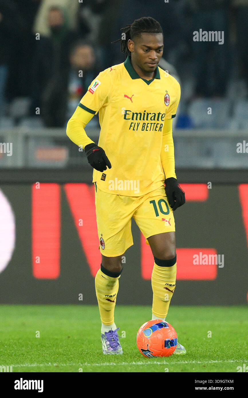 Olimpico Stadium, Rome, Italy - Rafael Leao of AC Milan during Coppa ...