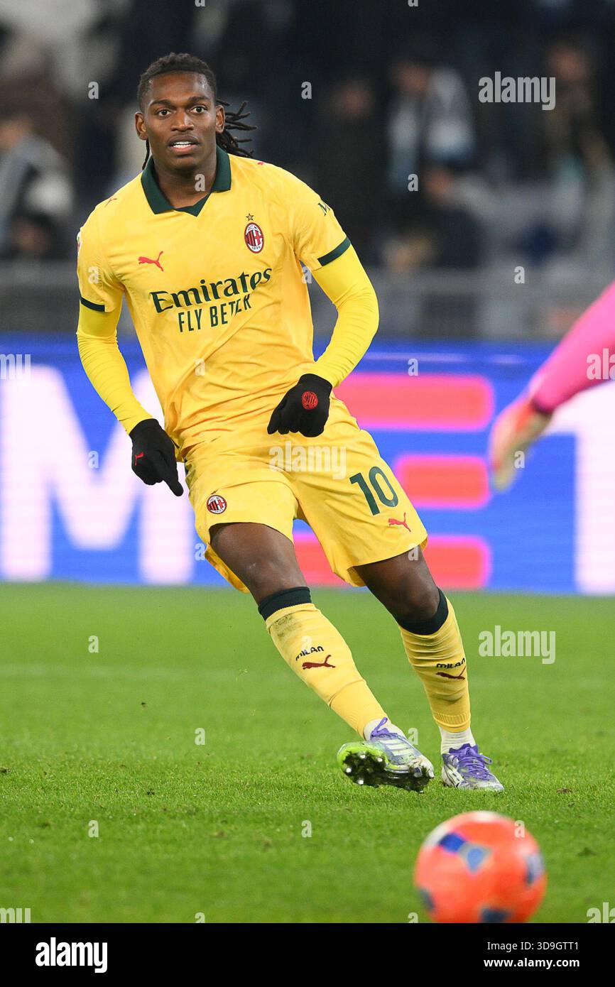 Olimpico Stadium, Rome, Italy - Rafael Leao of AC Milan during Coppa ...