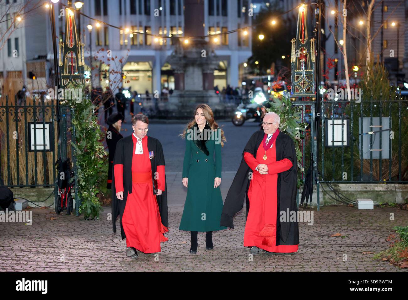 Britain's Kate, Princess of Wales with the Dean of Westminster, the ...
