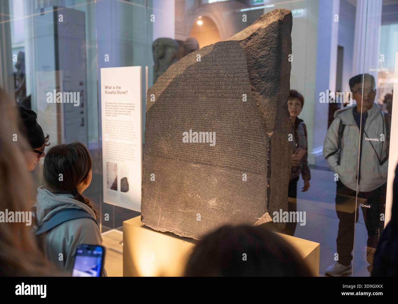 London, UK 5th Dec 2025 The Rosetta Stone at the British Museum. The ...