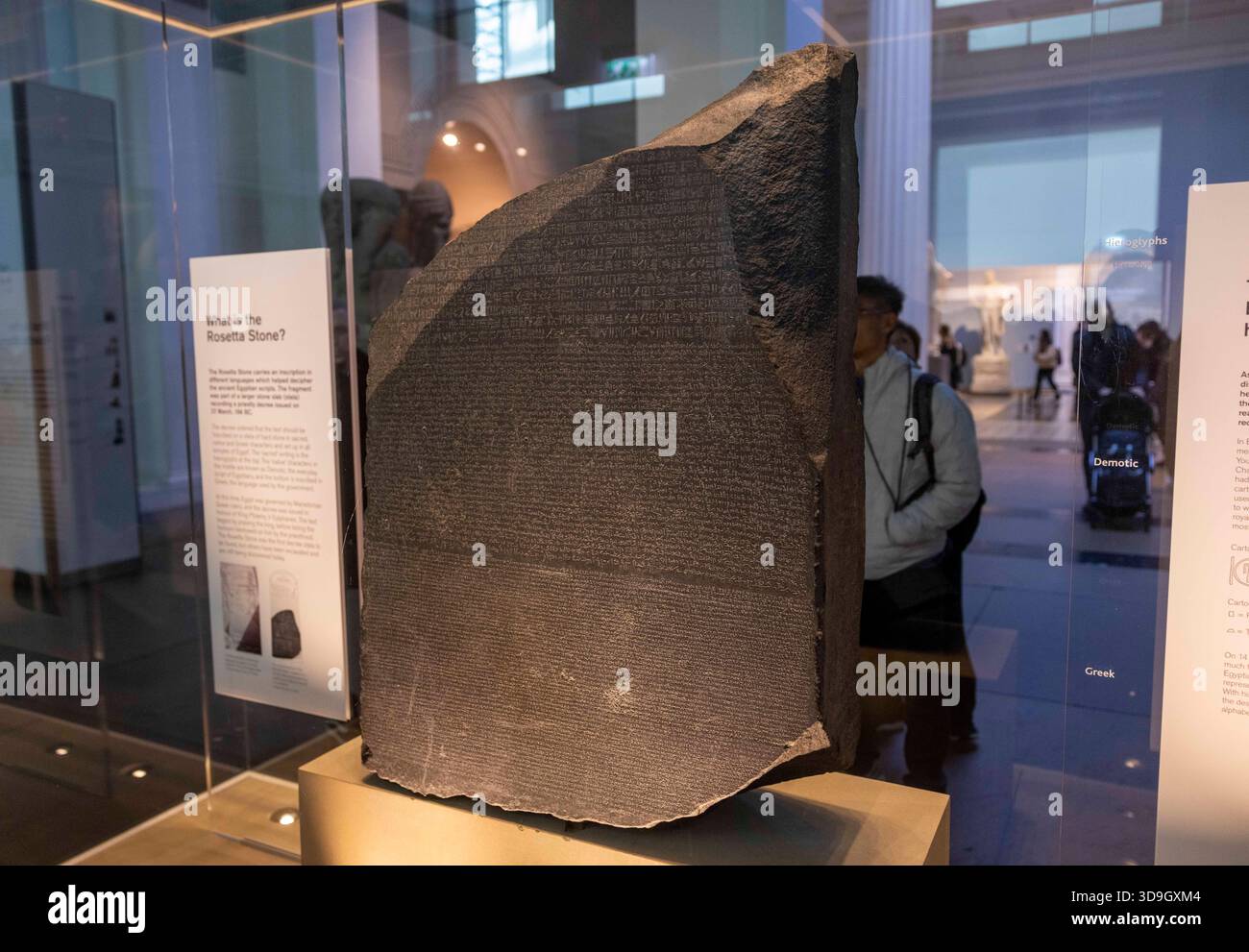London, UK 5th Dec 2025 The Rosetta Stone at the British Museum. The ...