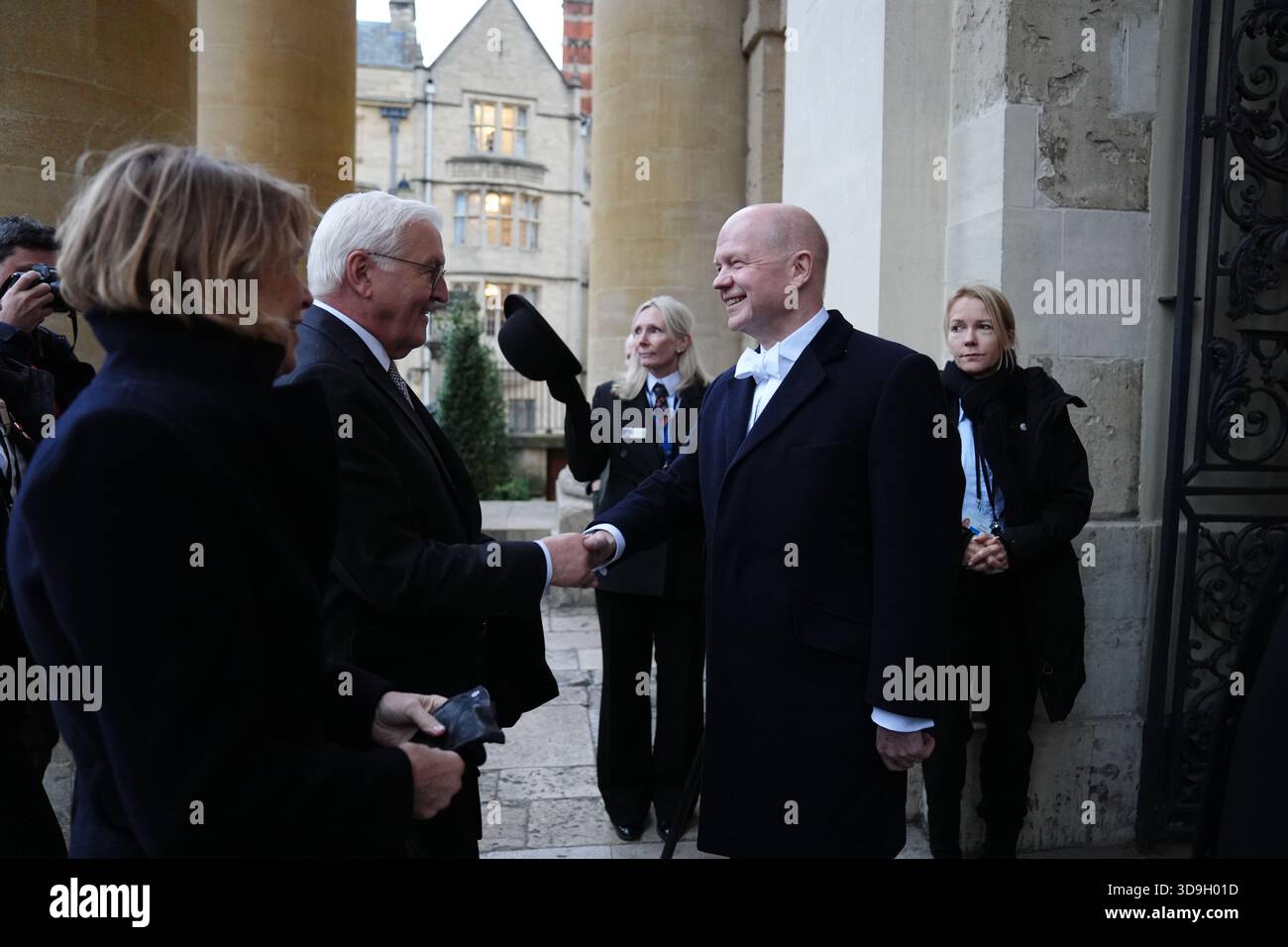 Germany's President Frank-Walter Steinmeier and his wife Elke ...