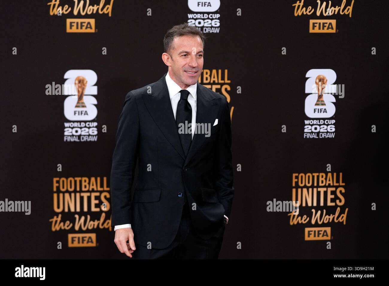 Former Italy player Alessandro Del Piero arrives to attend the draw for ...