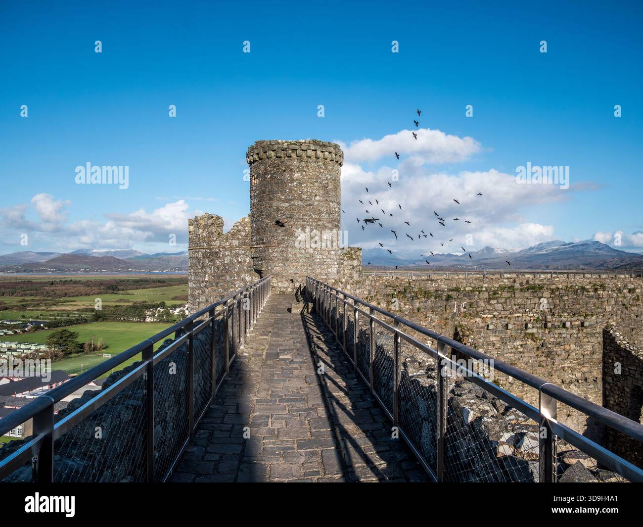 The mage is of the peaks of Snowdonia known in Welsh as the Eryri ...