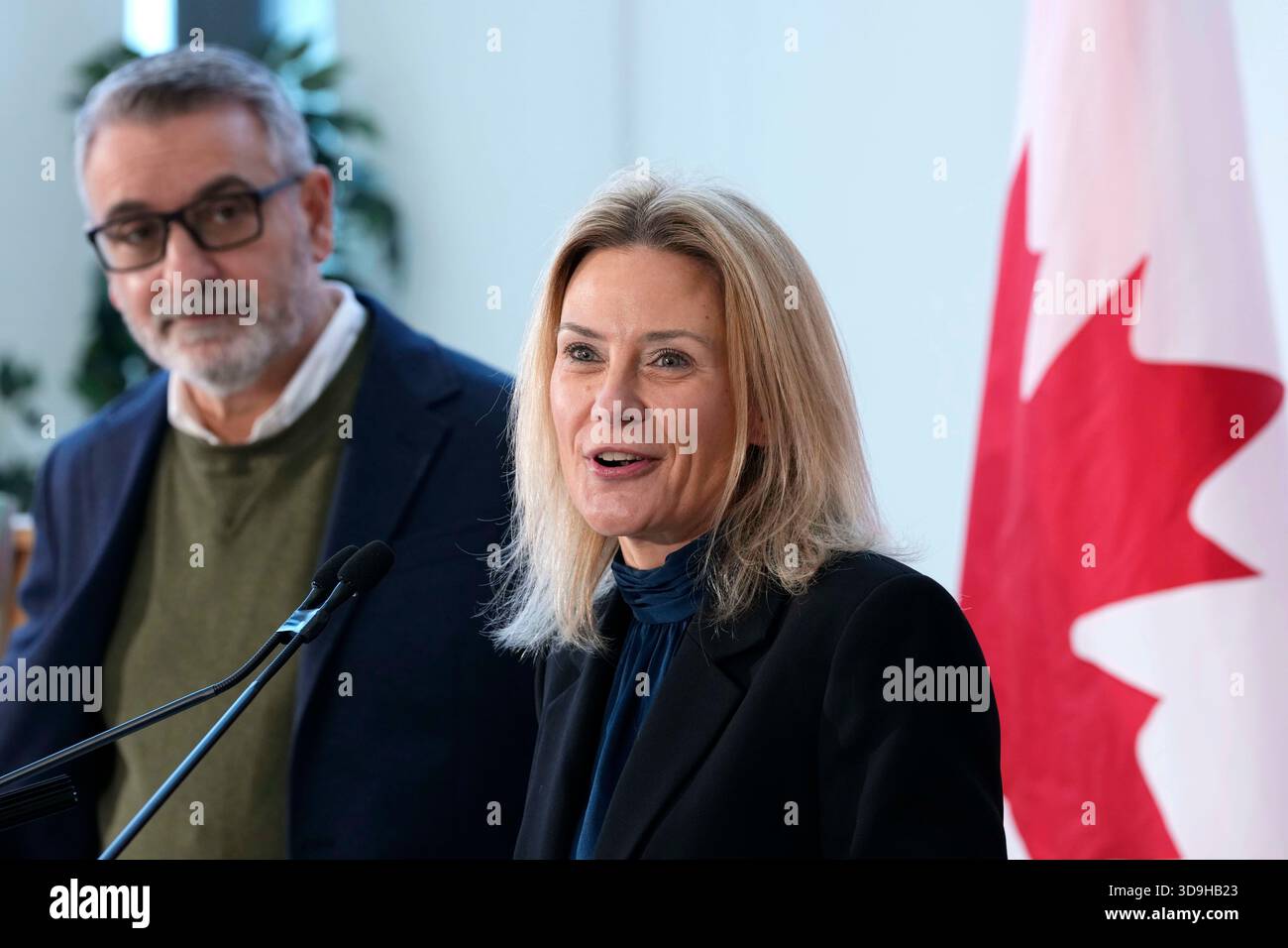 Ontario Education Minister Paul Calandra listens as Ottawa-Carleton ...