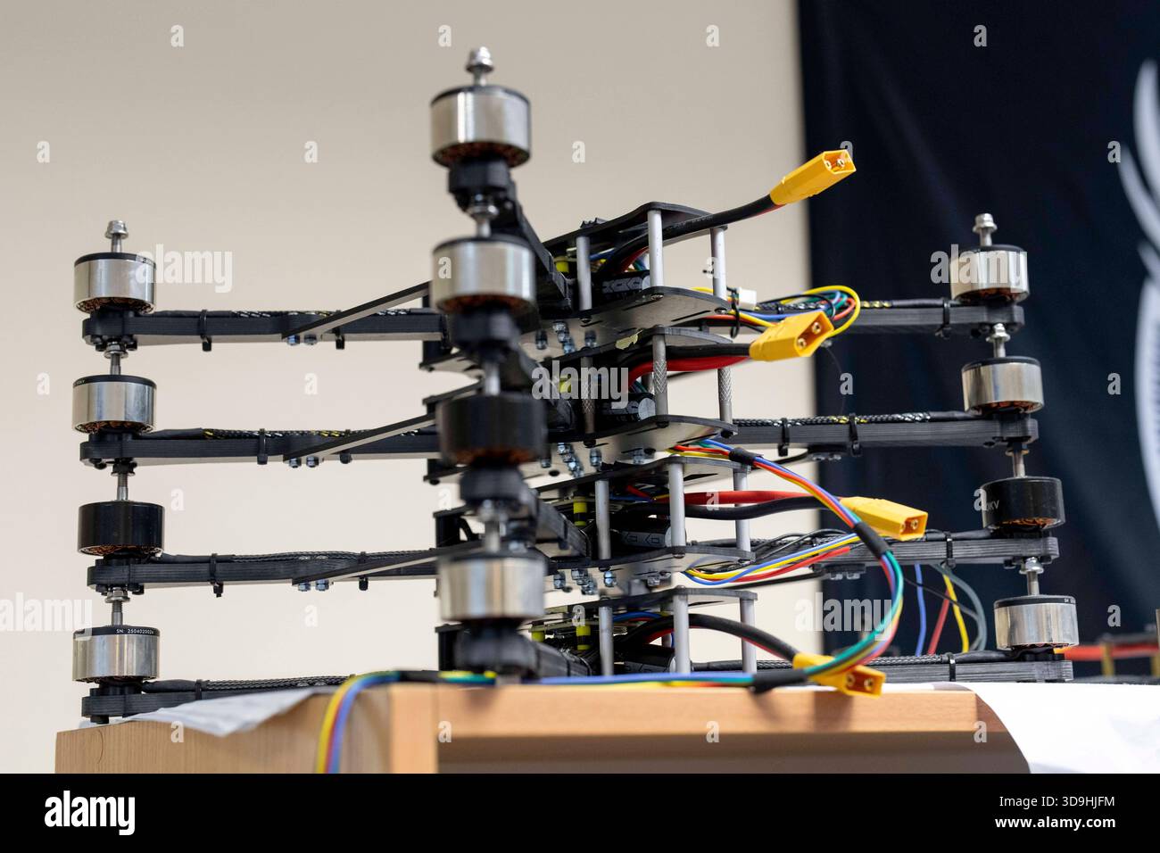 At an undisclosed location in Kharkiv, FPV-drones are manufactured for ...